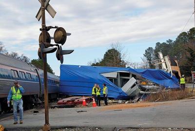 Amtrak train hits truck, derails in North Carolina | News | courier ...