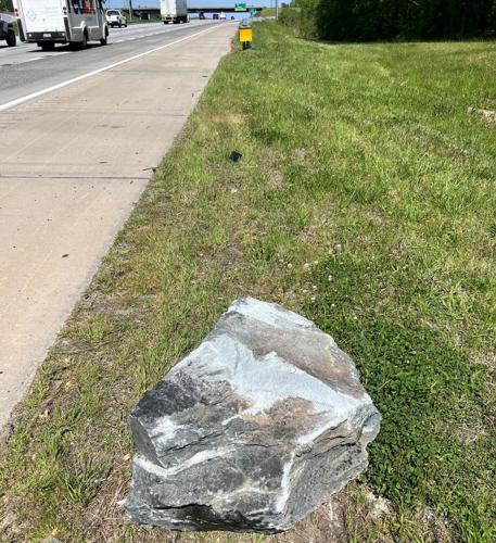 Boulder fell amid interstate traffic | Local News | courier-tribune.com