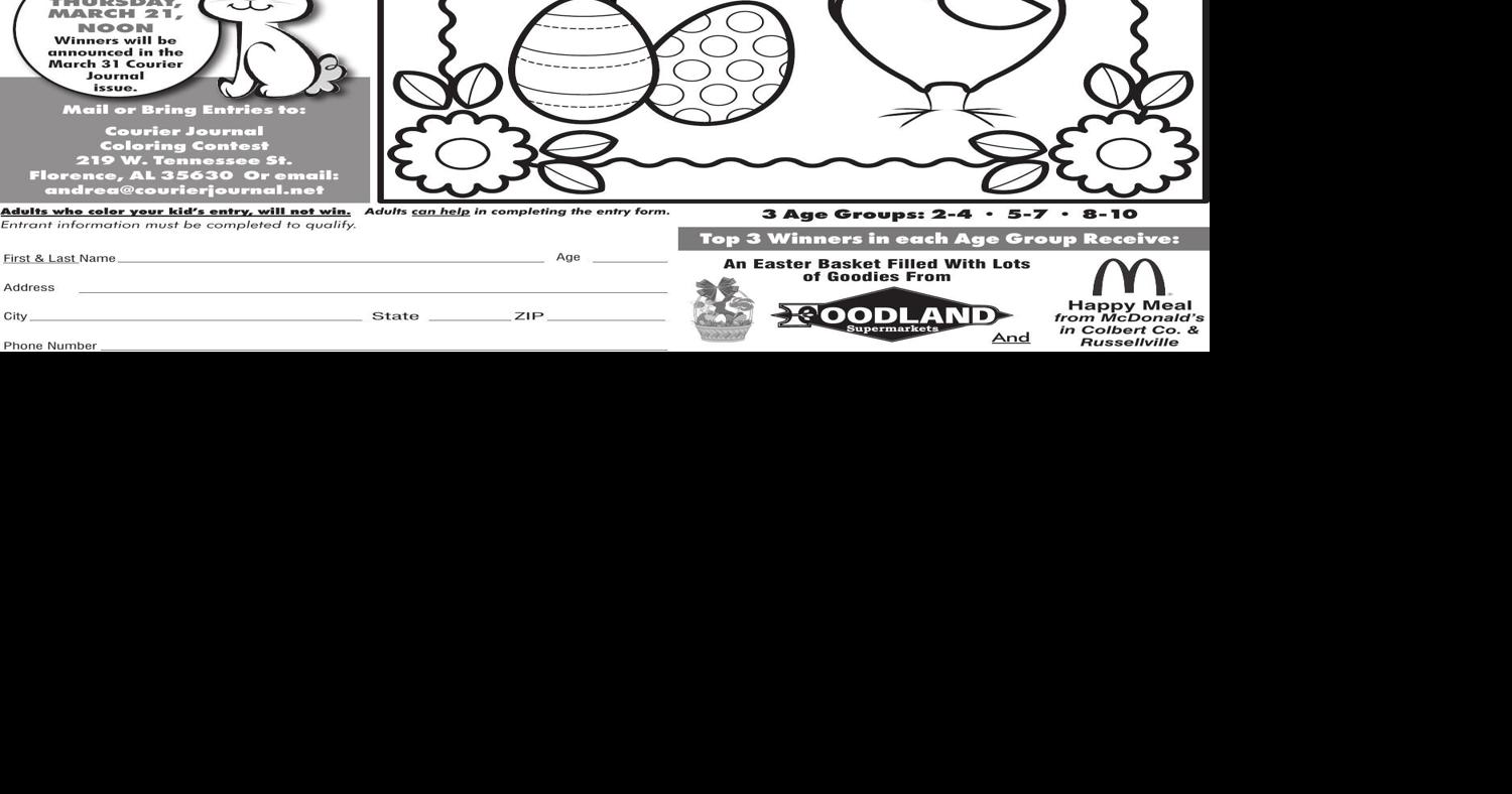 CJ Easter Coloring Contest 2024 | | courierjournal.net