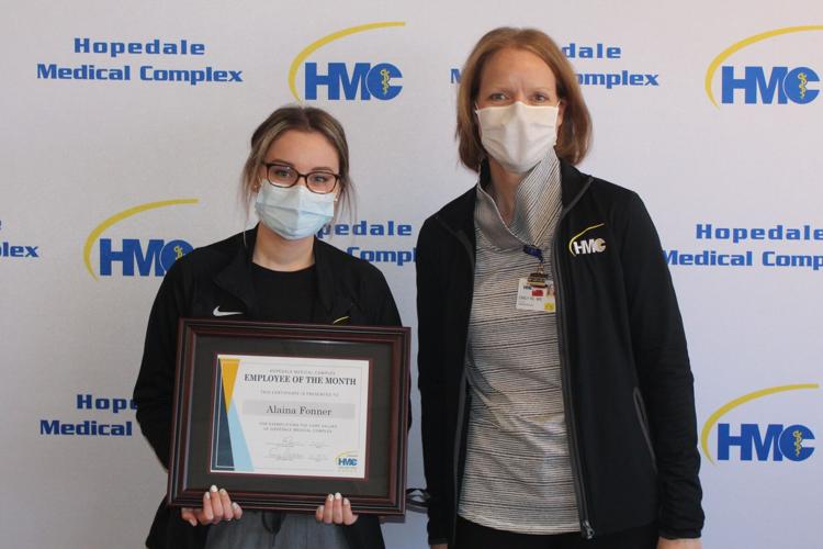 Hopedale Medical Complex awards Turner, Fonner March Employee of the ...