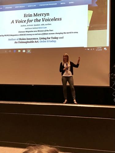 Erin Merryn, force behind Erin’s Law, tells her story at Metamora ...