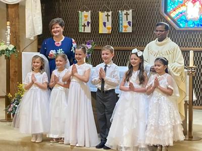 First Communion at Christ the King Catholic Church | Local News ...
