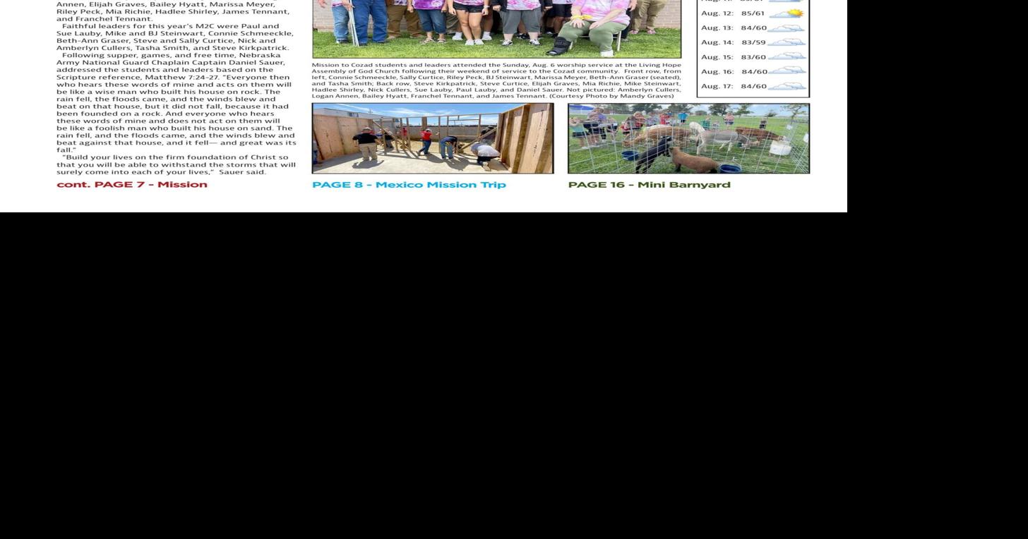 Cozad Local 8.10.23 | e-Edition | cozadlocal.com