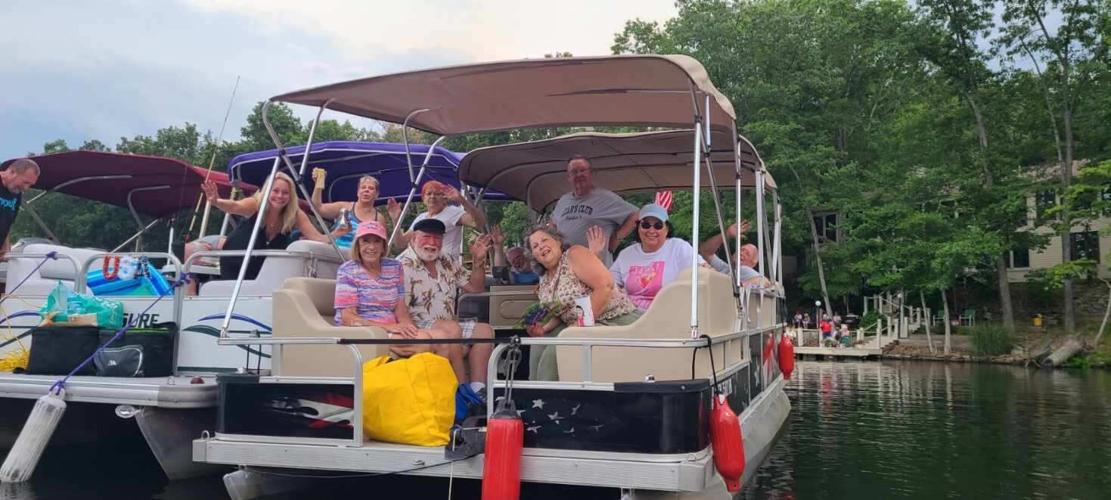 Floating Festivities: The Annual Pontoon Boat Party on Lake St. George ...