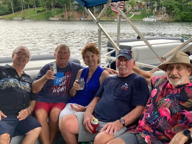 Floating Festivities: The Annual Pontoon Boat Party on Lake St. George ...