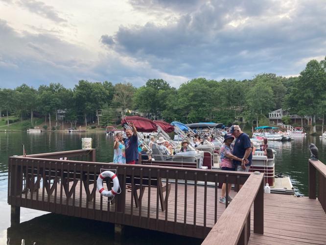 Floating Festivities: The Annual Pontoon Boat Party on Lake St. George ...