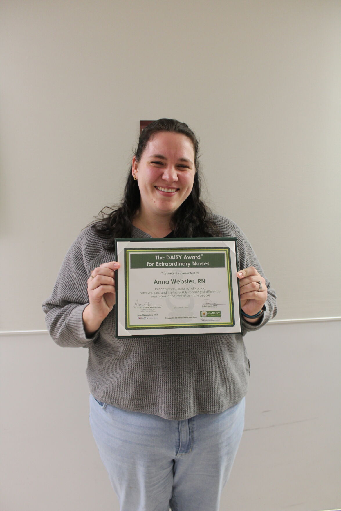 CRMC’s Anna Webster, RN, earns DAISY Award | Business | crossville ...