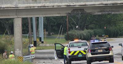 Truck crash damages I-40 bridge near CO | Local News | crossville ...