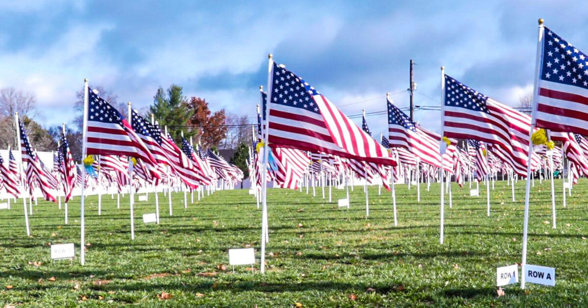 Salute to Veterans: Field of Honor, Veterans Parade pay respects ...