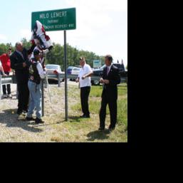 Milo Lemert sign dedicated | Local News | crossville-chronicle.com