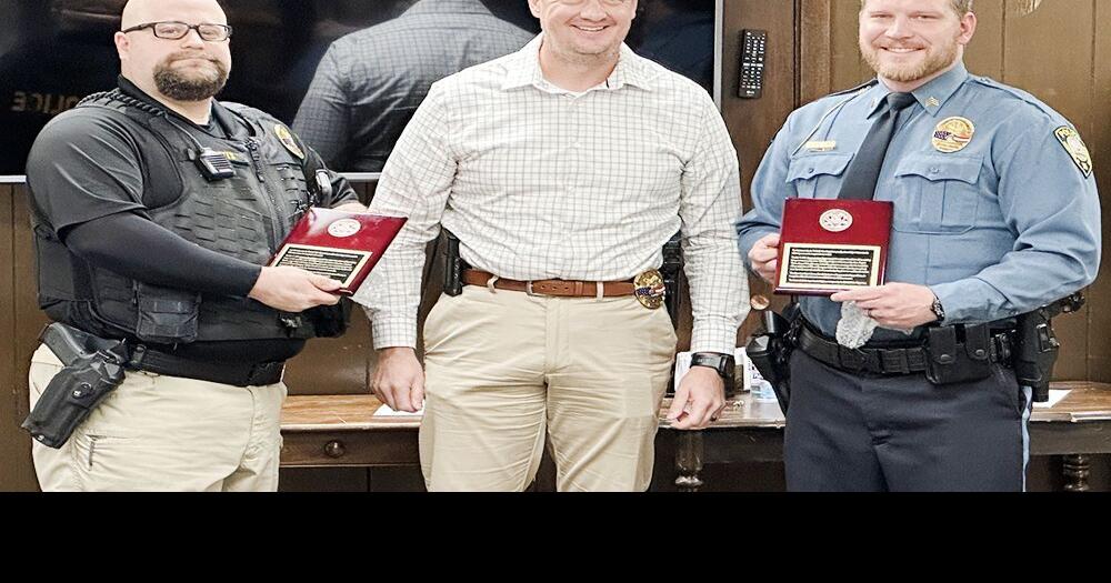 Officers recognized by city commission | News | ctnewsonline.com