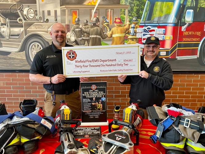 Grant helps Winfield fire department with equipment | News ...