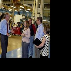 Sen. Jerry Moran visits GE Aviation plant at Strother Field | News ...