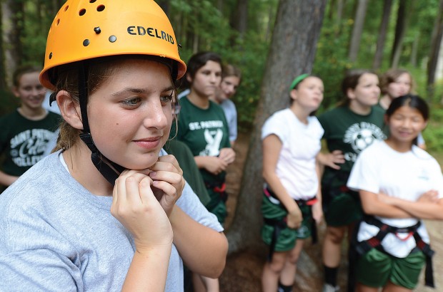 St. Patrick School students build trust at Camp Thompson
