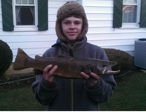 Carlisle brothers catch trout in LeTort Spring Run