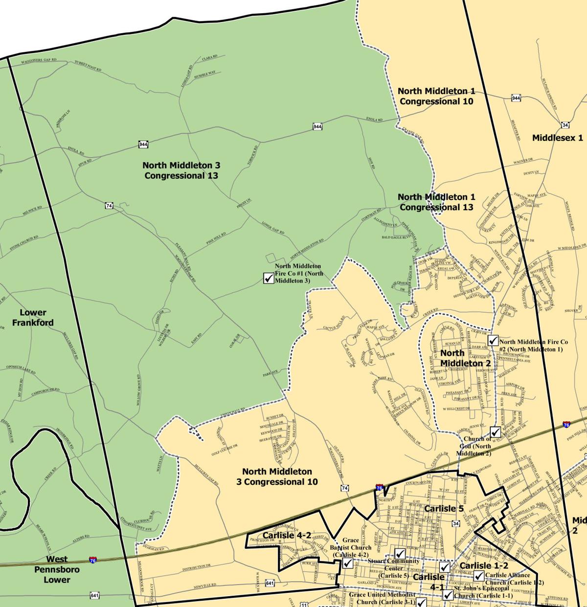 Congressional split of North Middleton precincts should not cause ...