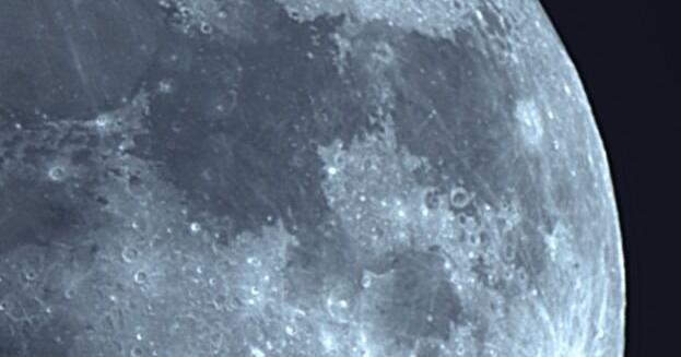 Looking Up: Find Rudolph getting ready in the moon