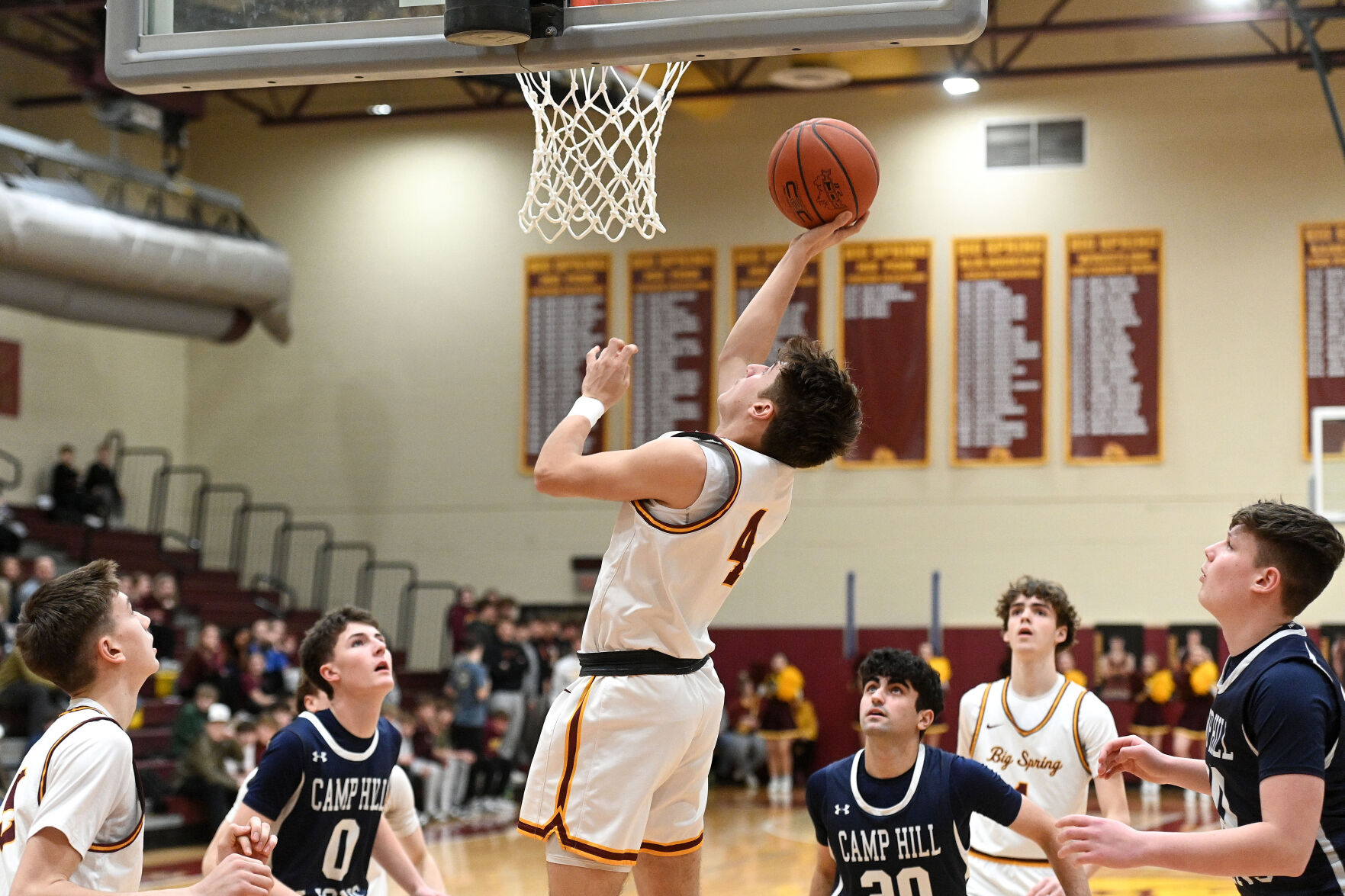 Photos: Big Spring boys basketball powers past Camp Hill in Mid-Penn ...