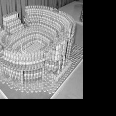Canstruction creations on display through Sunday