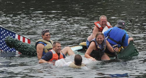 Boy Scout Troop 182 wins final race in Anything Floats competition