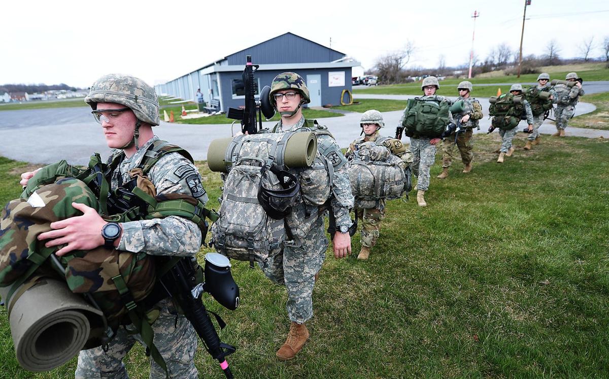 Photos: Army ROTC training at the Carlisle Airport