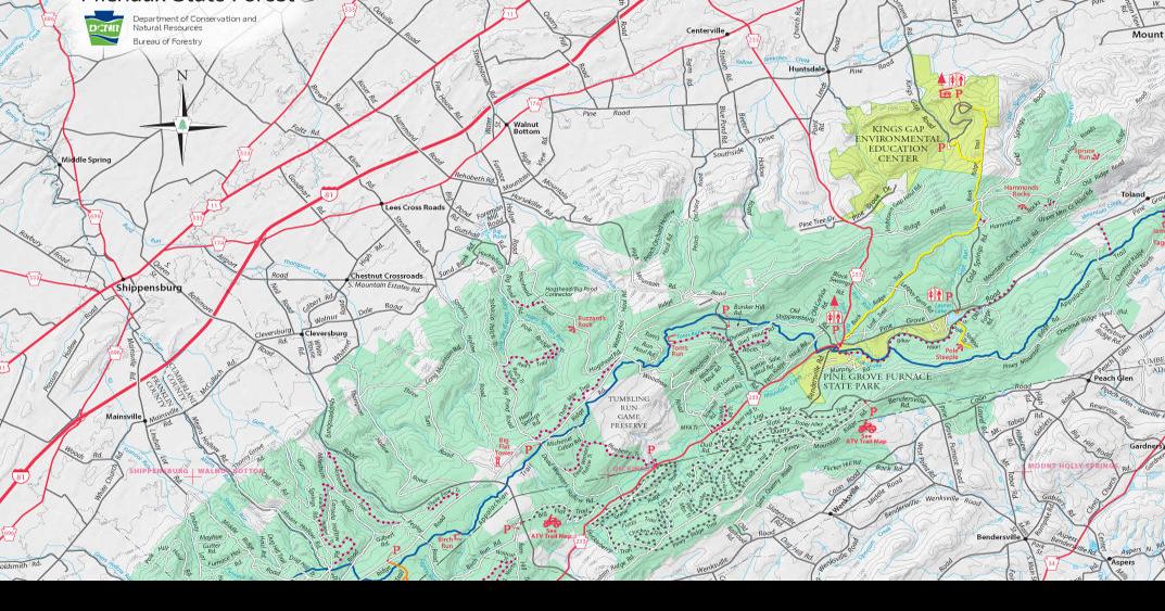 DCNR planning trail project in Michaux State Forest