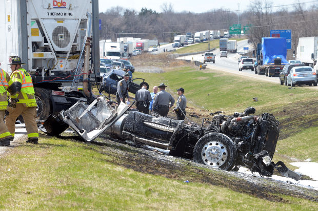 Two dead in I-81 crash, traffic backed up for hours