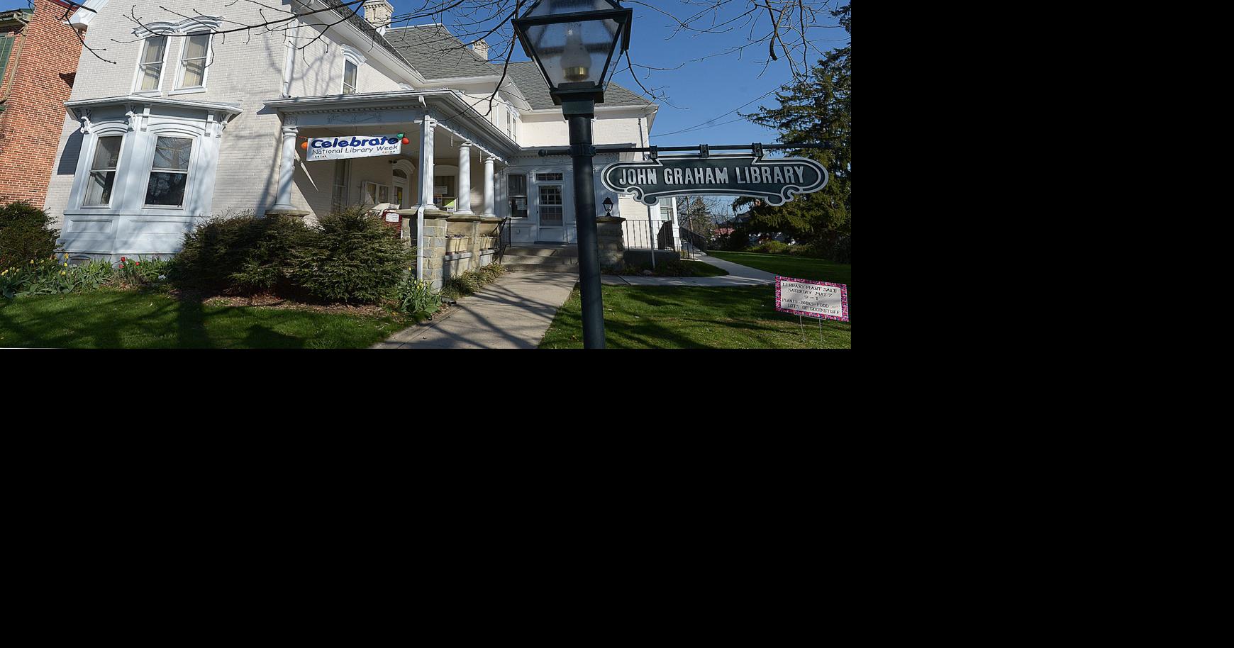 An estate turned library in Newville