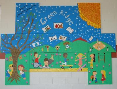 Mural unveiled at Green Ridge Elementary