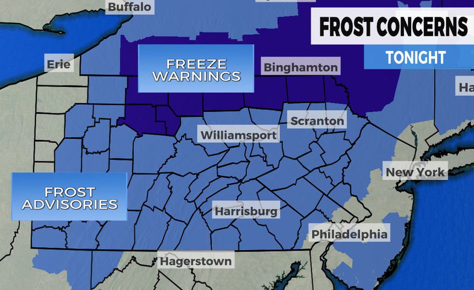 Meteorologist: Frost advisory a precautionary measure | The Sentinel ...