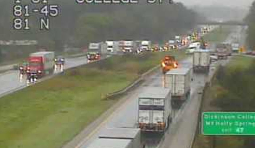Crash on I-81 north near Carlisle causing traffic delays in area