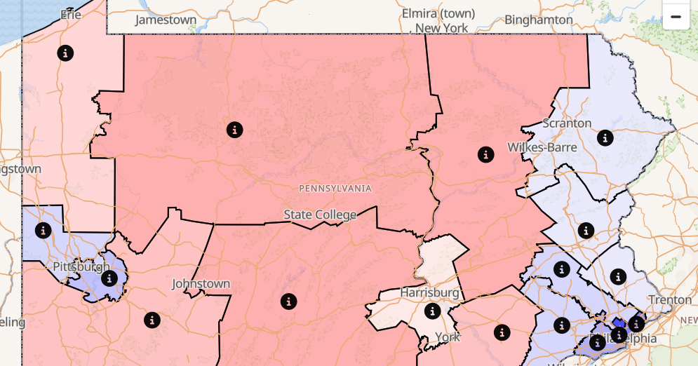 Interactive map: What Pa. congressional district am I in?