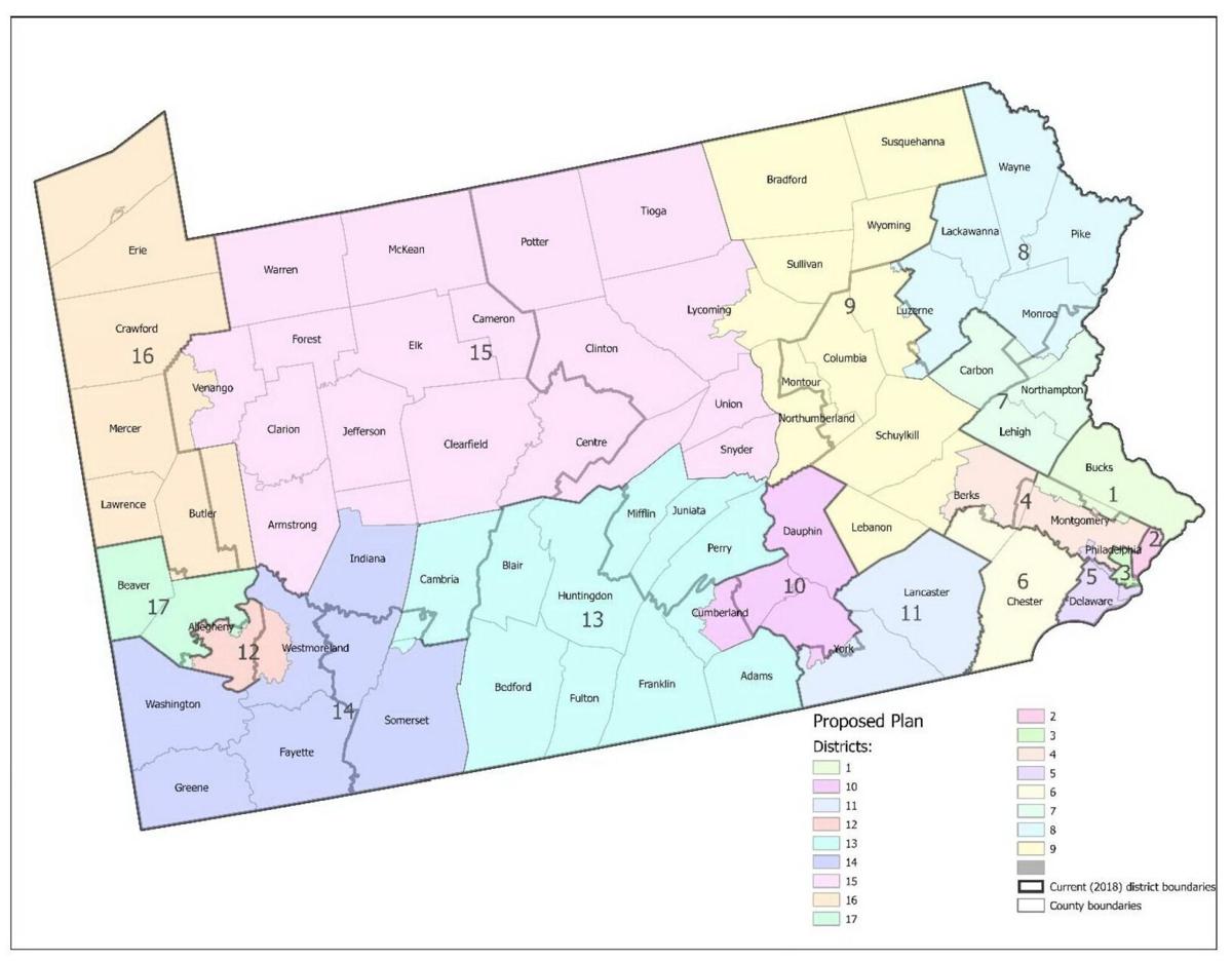 Pennsylvania congressional district map lawsuit ends