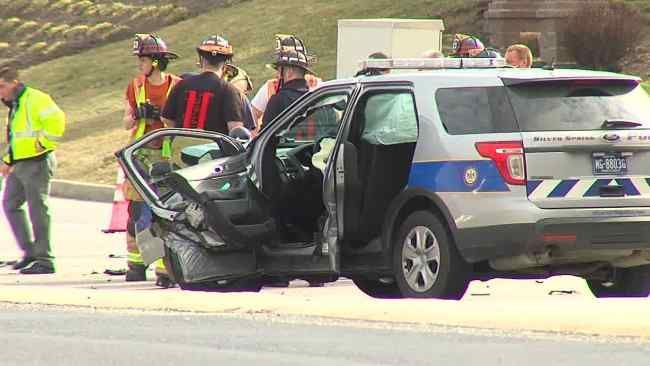 Silver Spring police officer involved in crash