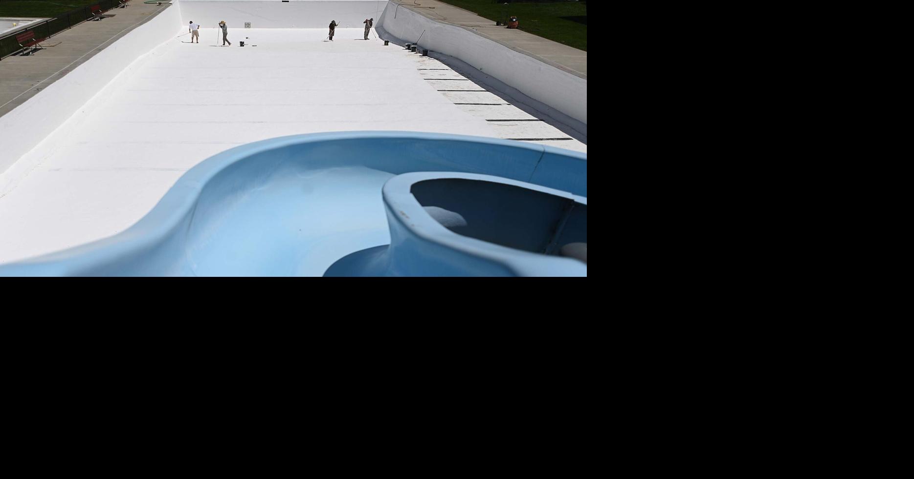 Photos: Painting the Boiling Springs Community Pool