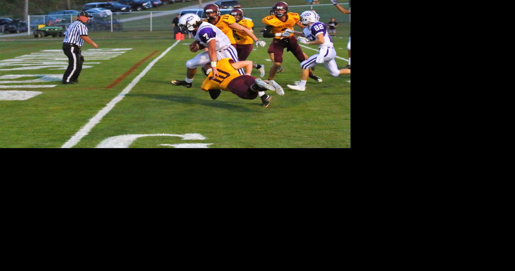 Kyle Swartz plows ahead for 180 yards as Northern upsets Big Spring in ...