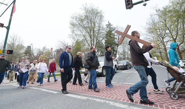 Carlisle churches gather to walk and reflect on Good Friday