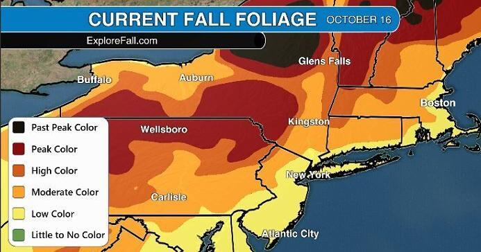 Fall Foliage Update: Northeast Colors Slow to develop