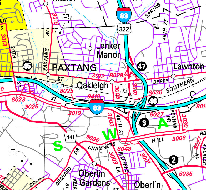 Lane restrictions on Route 322 bridge through Eisenhower Interchange on ...