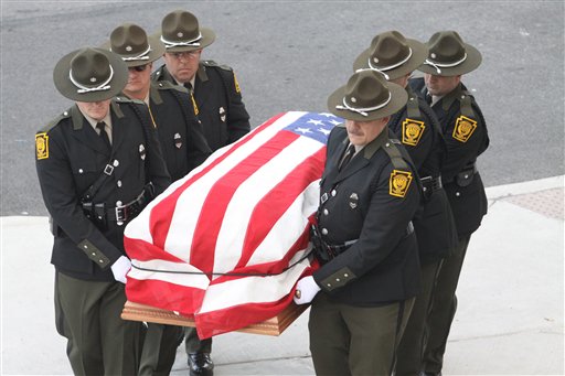 Slain game warden Grove remembered at funeral