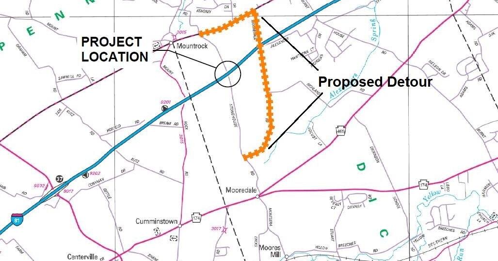 I-81 project to close part of Stonehouse Road for 6 months