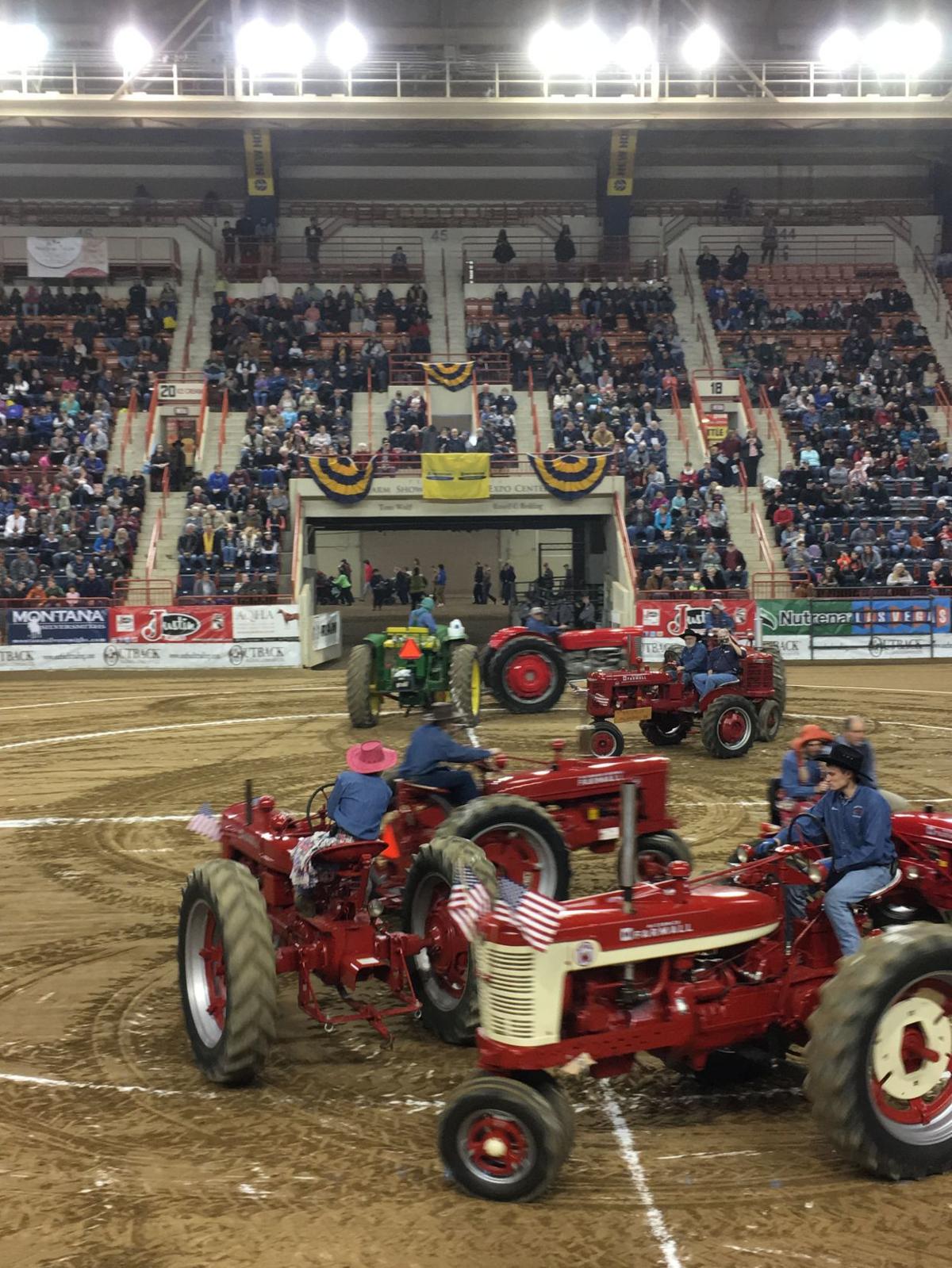 Tractors and drivers take a whirl during Farm Show's tractor square ...