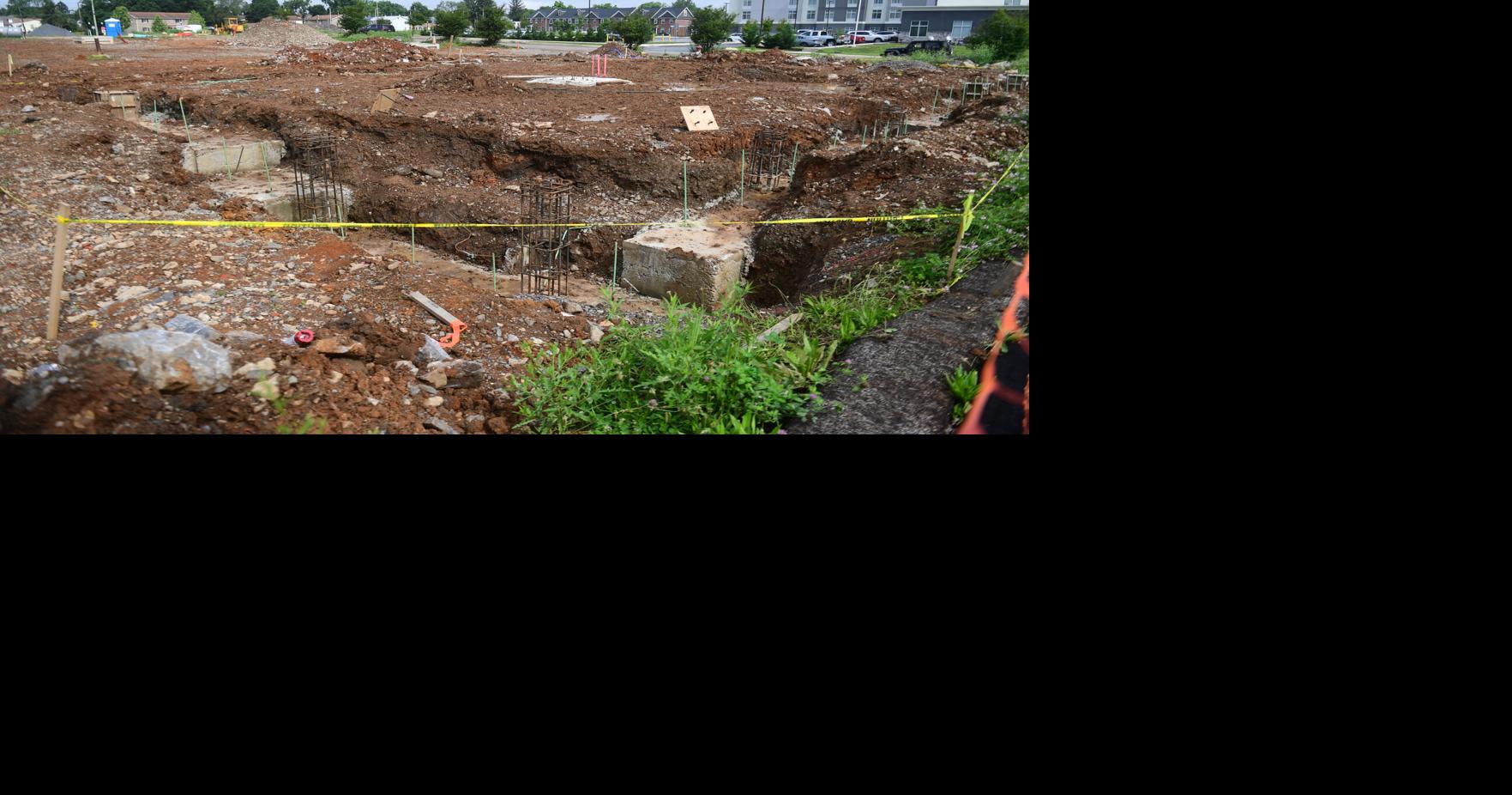 Construction is underway on the Pompeii restaurant
