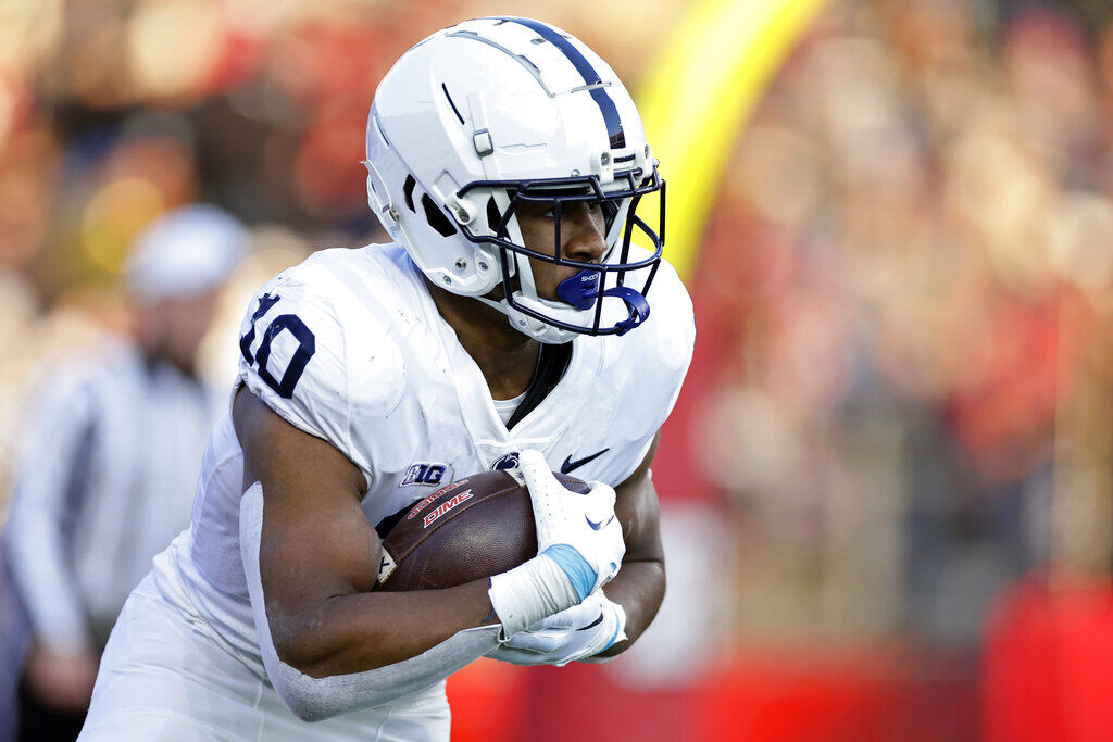 Nick Singleton's 100-yard kickoff return helps No. 11 Penn State pound ...