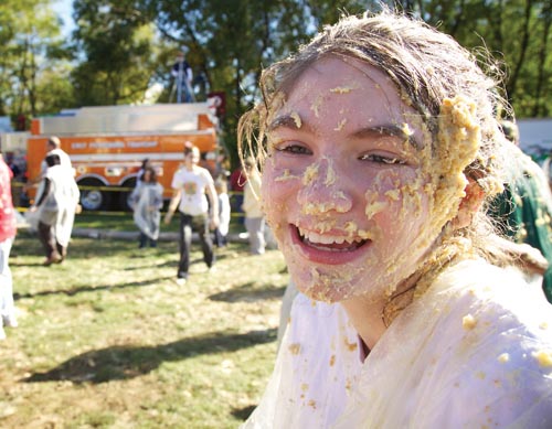 Pie fight at Central Penn falls short of record | The Sentinel: News ...