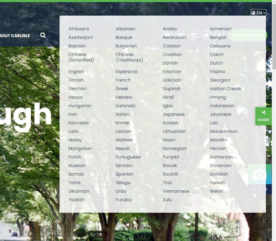 Carlisle integrates translation into its website, makes information ...