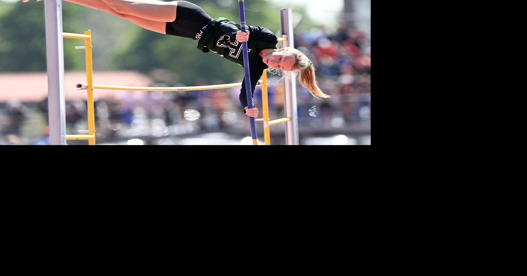 Trinity's Adeline Woodward pole vaults to rising stars runner-up finish ...