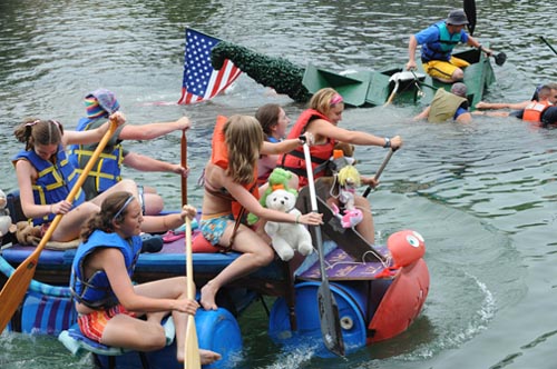 Boy Scout Troop 182 wins final race in Anything Floats competition
