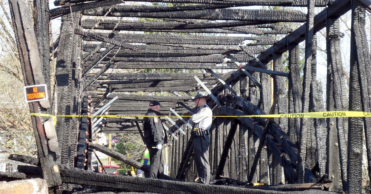Police: Perry County covered bridge fire may have been arson