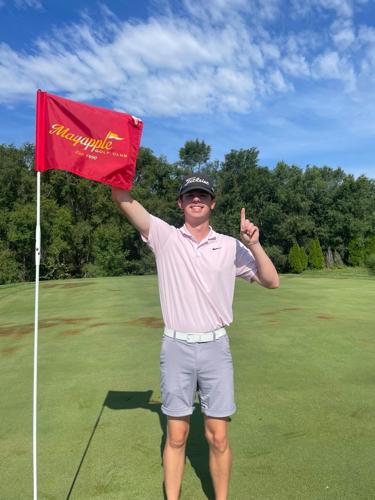 Boiling Springs grad Nathaniel Harbst cards first career hole-in-one